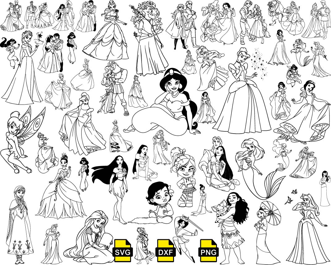 Raya and the last Dragon svg, Raya Princess svg, Raya Outlin - Inspire ...