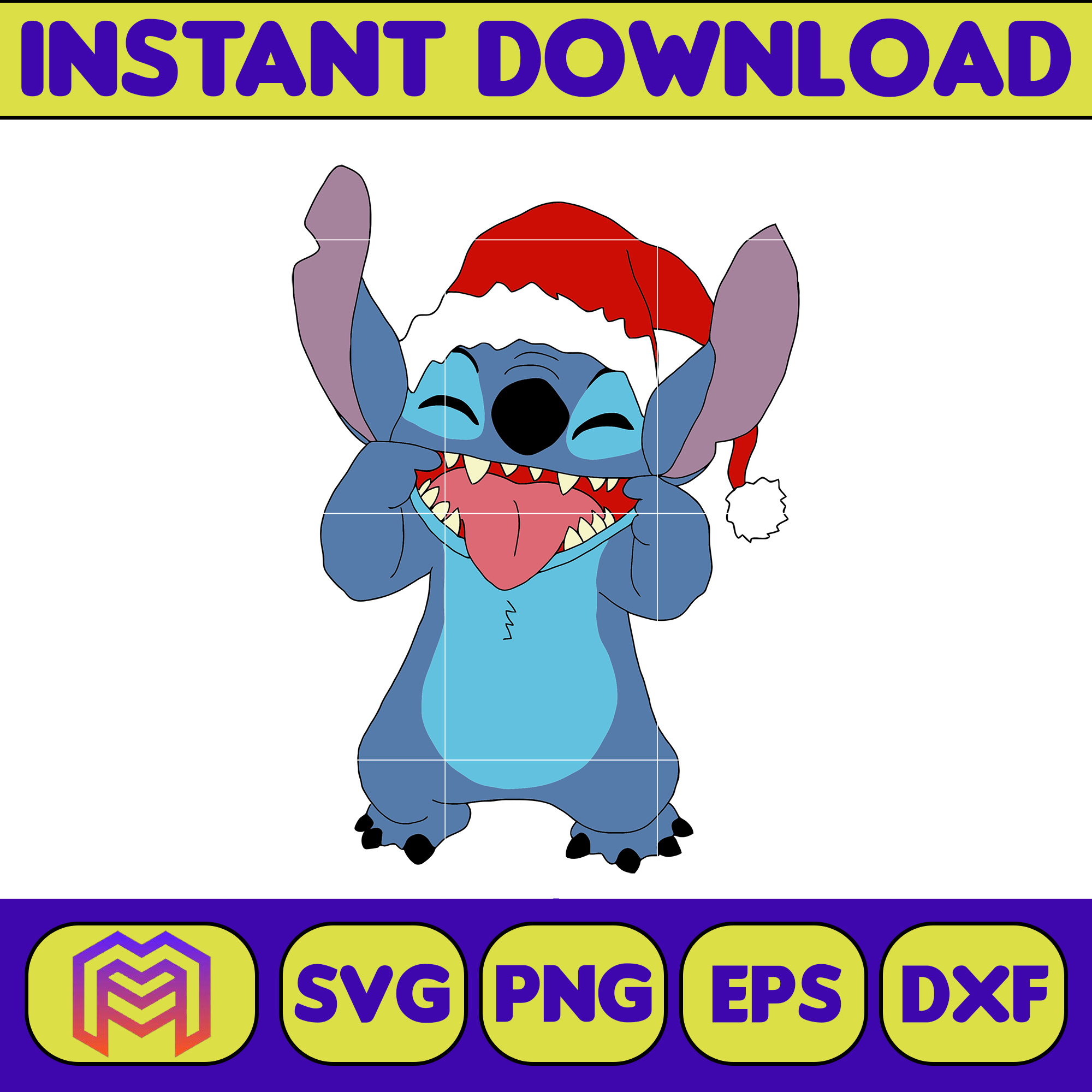 Stitch Christmas Svg, Lilo and Stitch Svg, Christmas Cartoon - Inspire ...