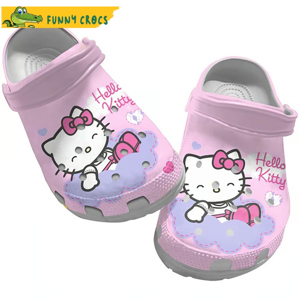 Hello Kitty Crocs, Hello Kitty Clog Shoes Unisex, Movie Croc | Inspire ...