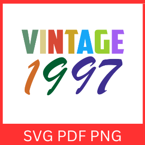 Vintage 1997 Retro Svg|VINTAGE 1997 SVG DESIGN |Vintage 1997 | Inspire ...