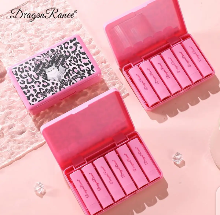 Dragon ranee leopard print velvet Matt lipstick 6PCs set DR | Inspire ...