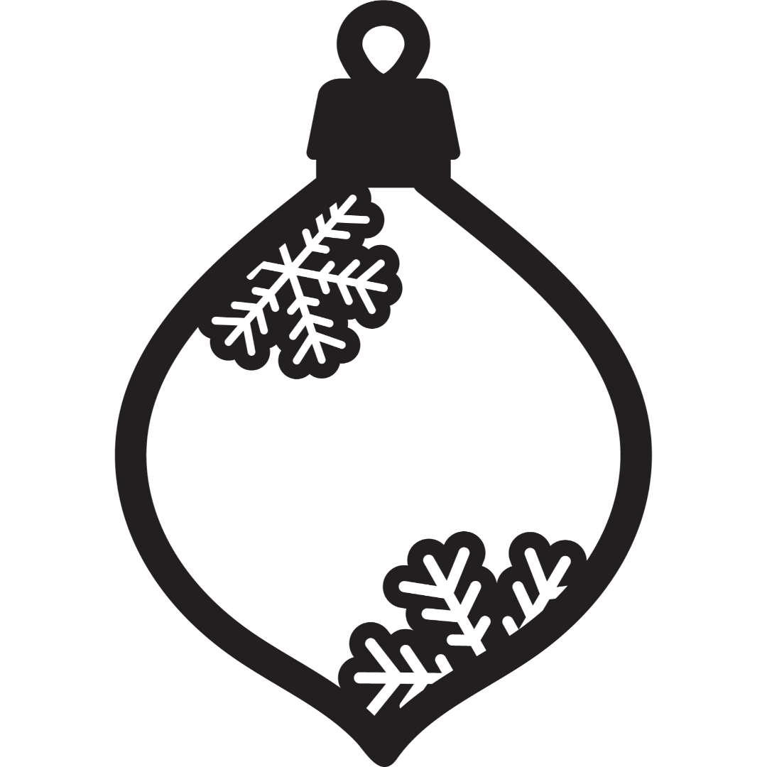 christmas baubles, laser cut, cut files, teardrop bauble, ch | Inspire ...