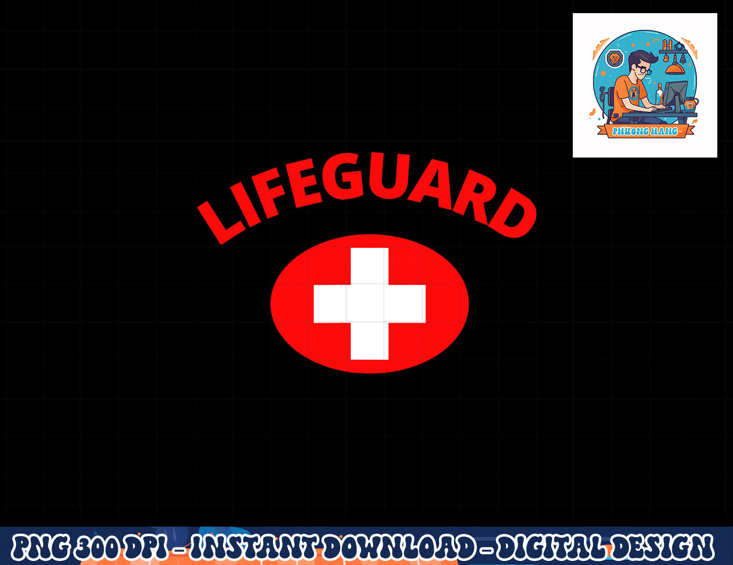 Lifeguard - Front Design png, sublimation copy - Inspire Uplift