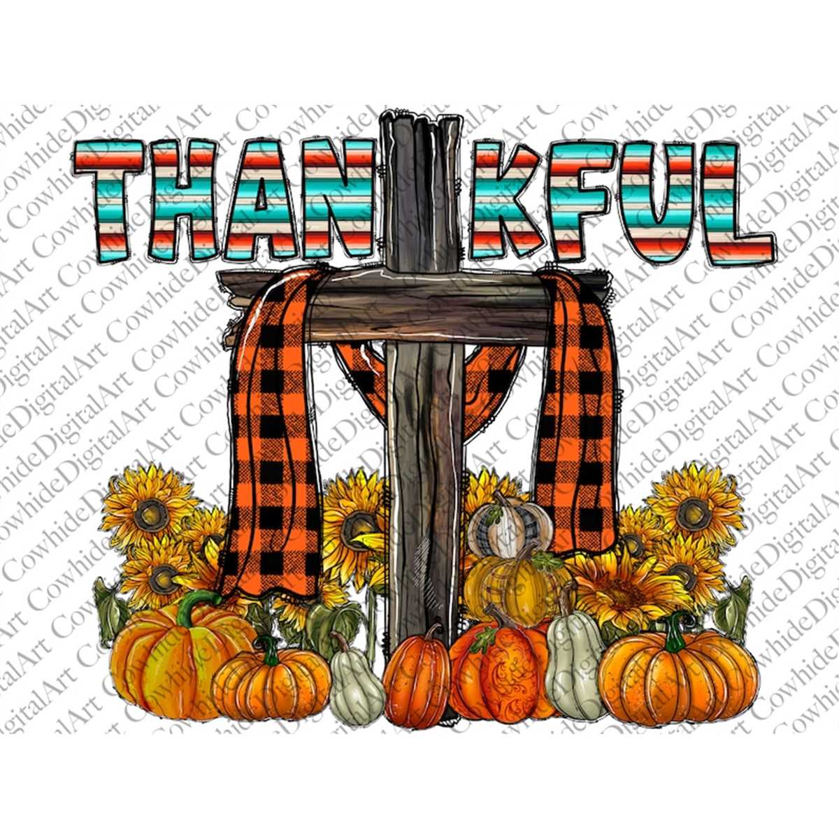 Thankful Cross PNG, Pumpkin Png, Cross Png, Sunflower, Weste | Inspire ...