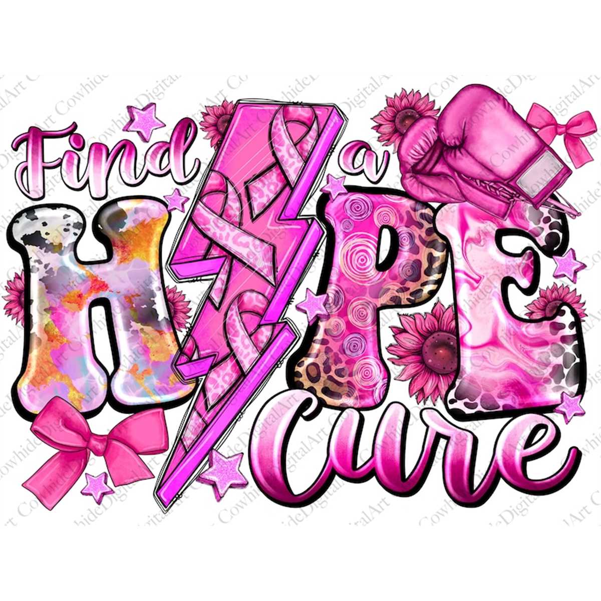 Find hope cure png sublimation design download, Breast Cance | Inspire ...