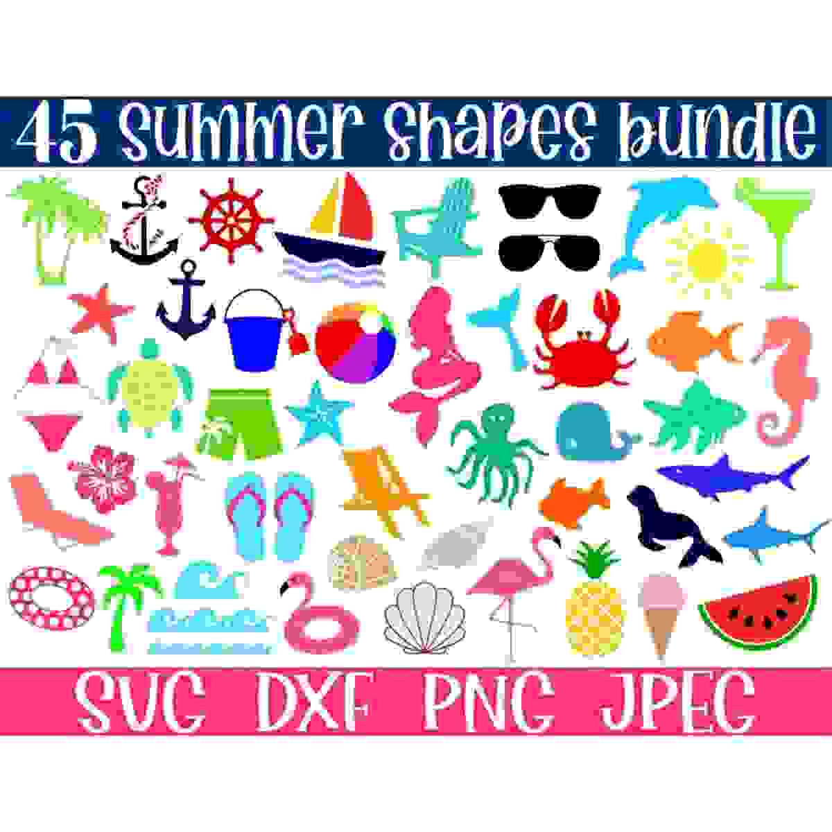 Summer SVG Bundle, Beach SVG, Ocean SVG, Swimming, Digital D - Inspire ...