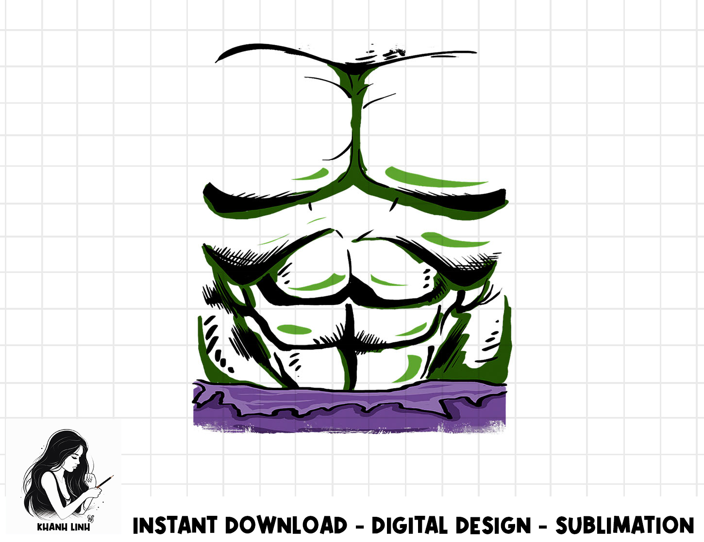 Marvel Incredible Hulk Halloween Costume png, sublimation co | Inspire ...