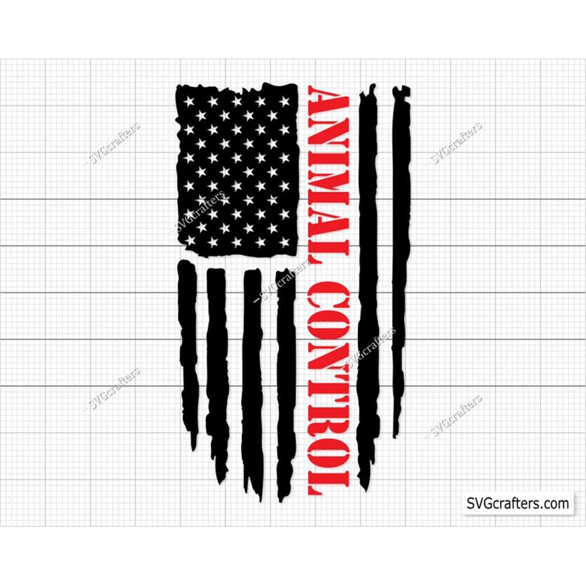 Animal Control Flag Svg Png, American Flag Svg, Animal Lover | Inspire ...