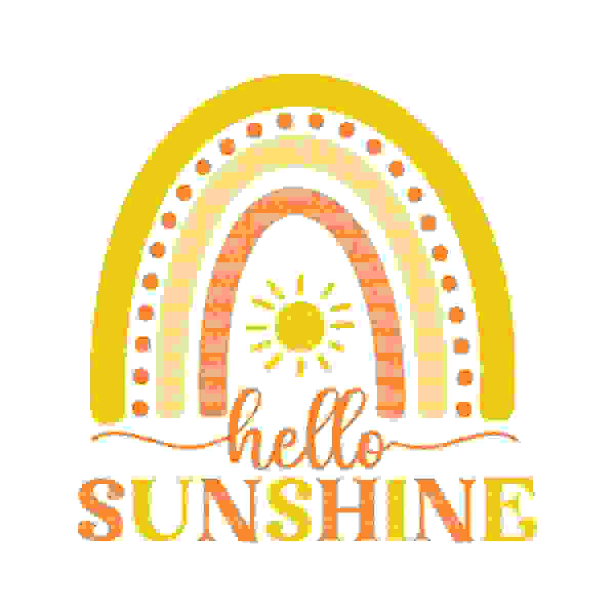 Summer Rainbow SVG, Hello Sunshine SVG, Hello Summer SVG, Di - Inspire ...