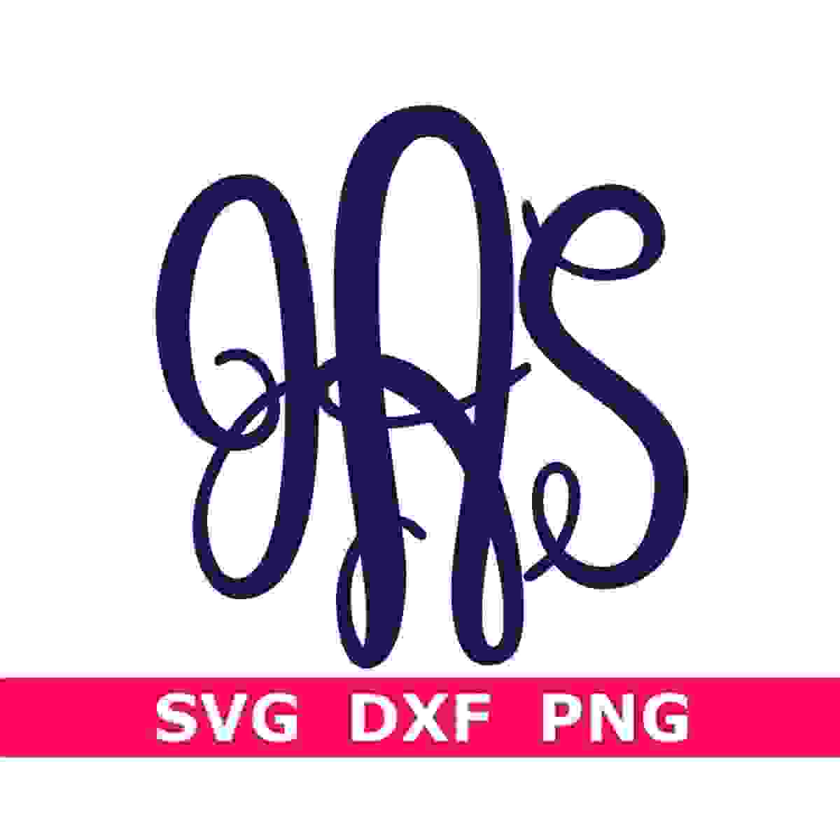 Monogram SVG/DXF/PNG, Fancy Monogram Alphabet, School Monogr - Inspire ...