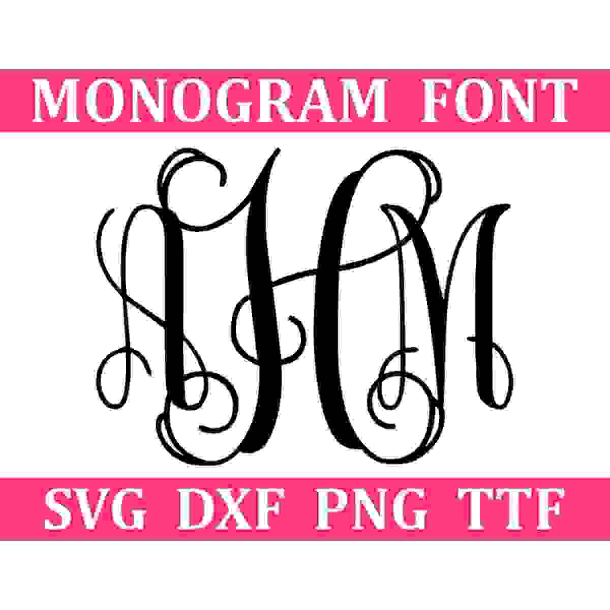 Intertwined Monogram Font
