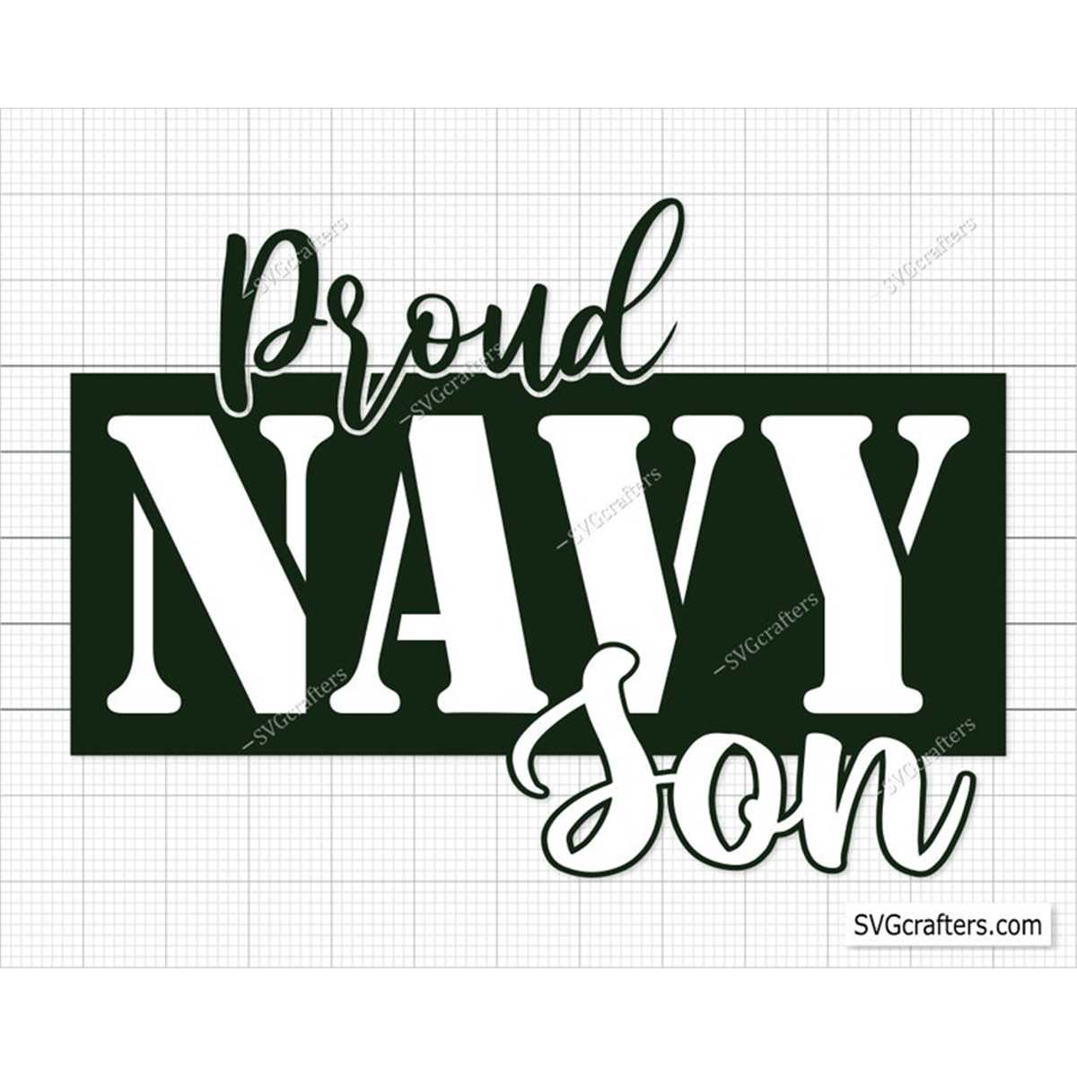 Proud Navy Son svg, Army svg, Navy mom svg, Military svg, mi | Inspire ...