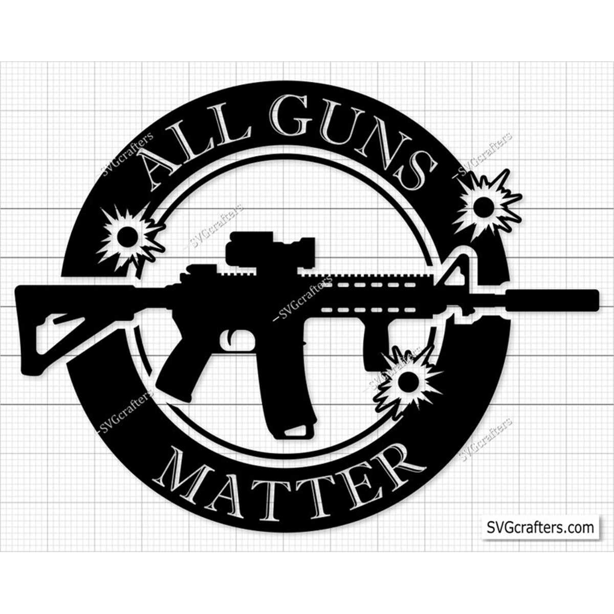All Guns Matter Svg Png, Gun Flag svg, Rifle flag svg, Guns - Inspire ...