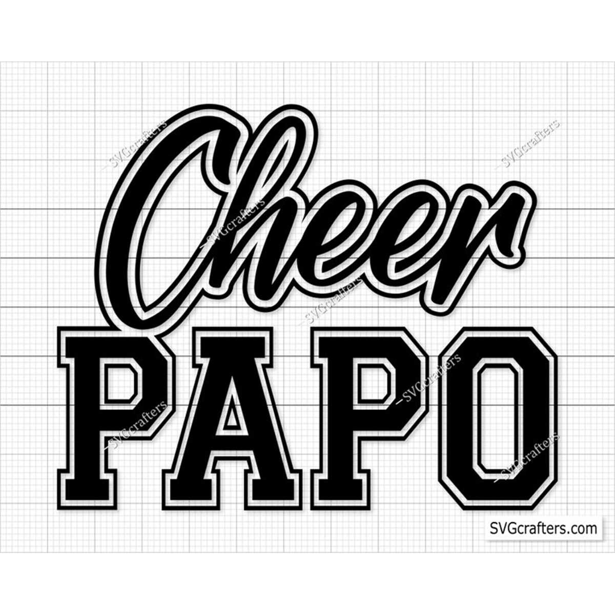Cheer Papo svg, Papo Svg Png, cheer coach svg, cheerleader s - Inspire ...