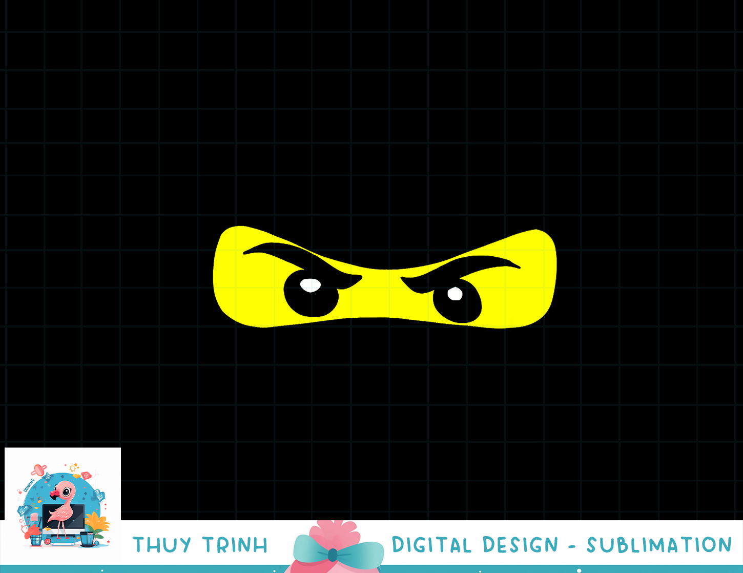 Ninja Eyes funny Halloween Ninja Costume png, sublimation co | Inspire ...