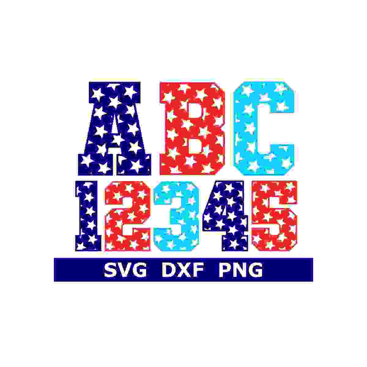 Monogram SVG/DXF/PNG, Stars Letters, Stars Alphabet, Digital - Inspire ...