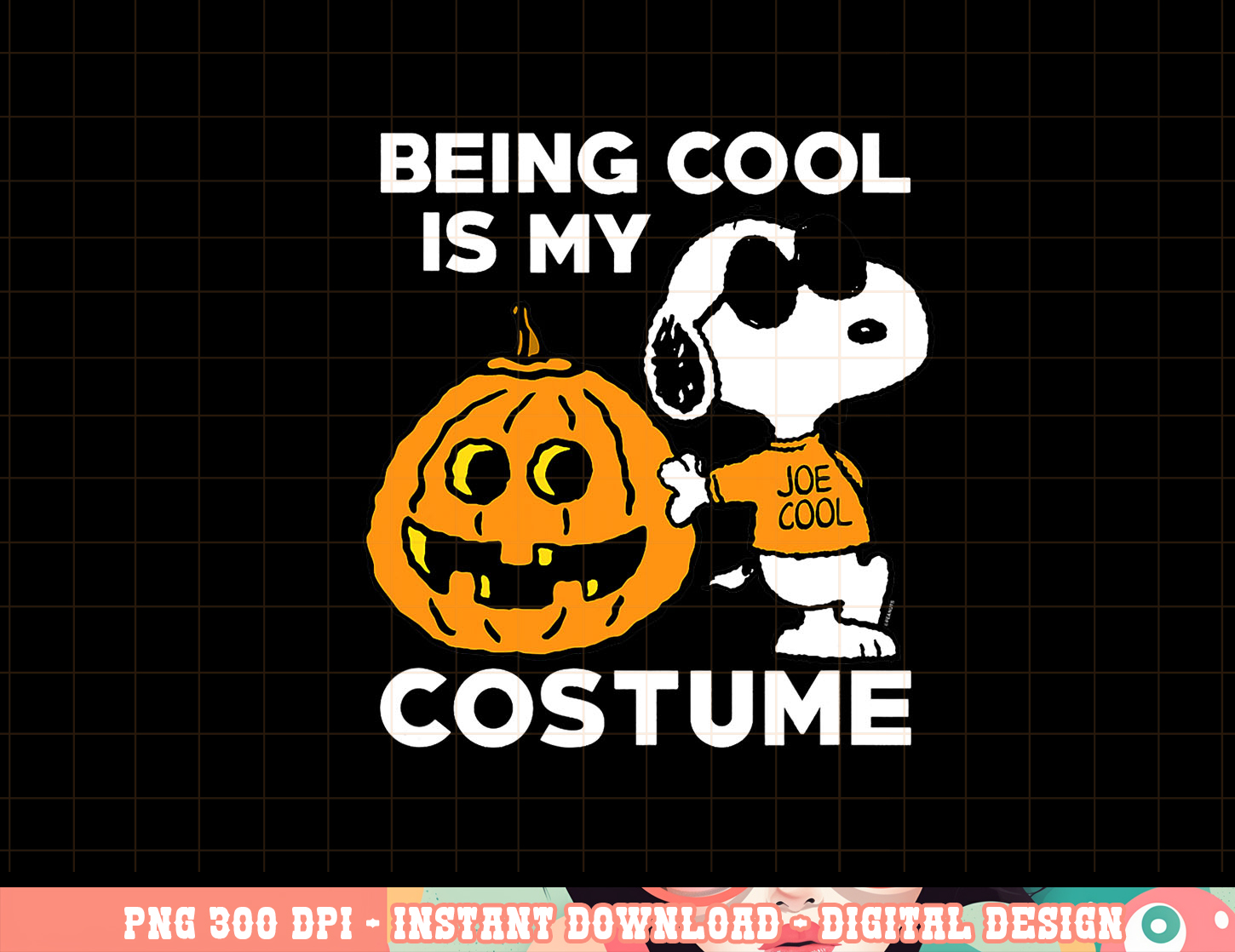 Peanuts Snoopy Cool Halloween Costume png, sublimation copy - Inspire ...