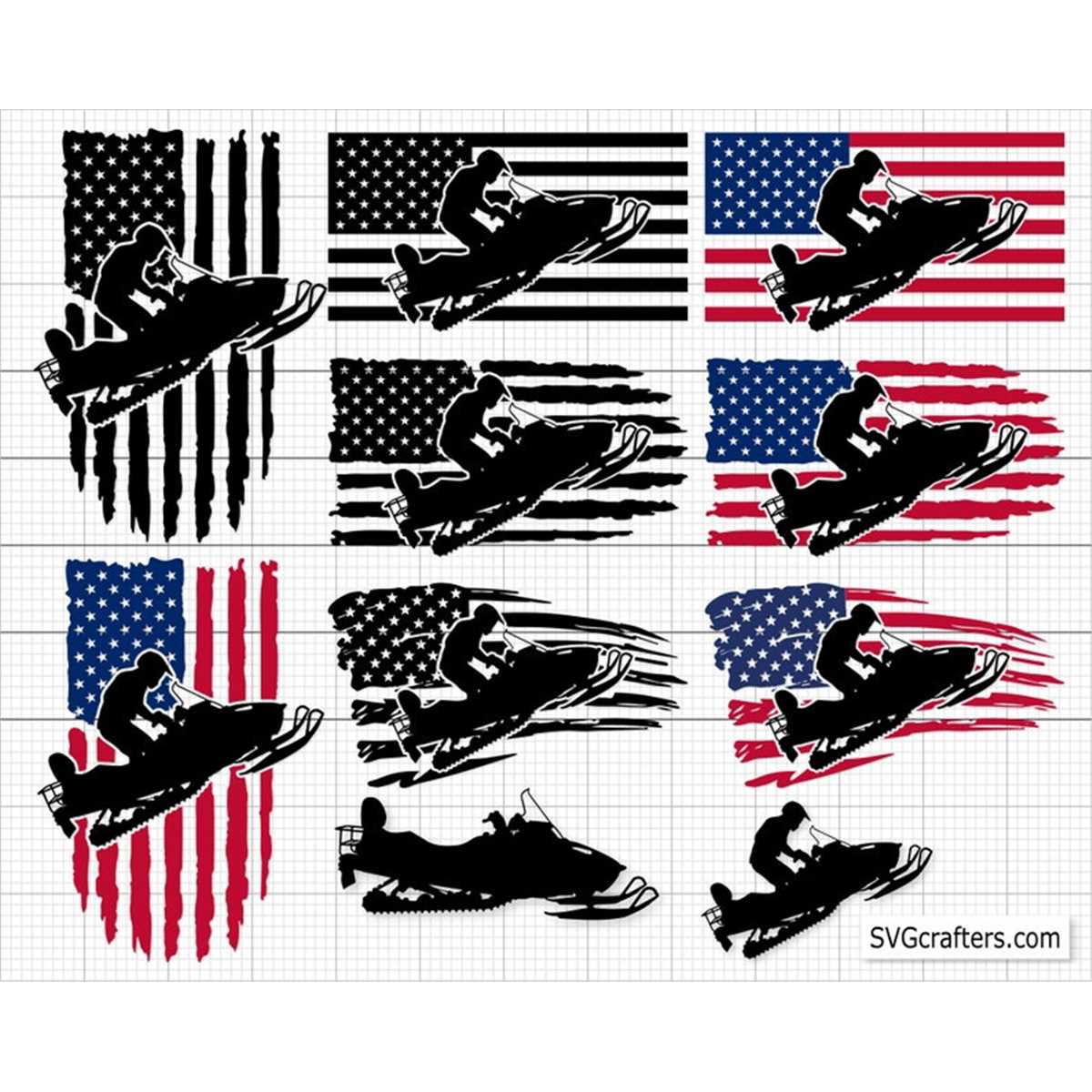Snowmobile Man Flag SVG, Snowmobile svg, Sledlife svg, skiin | Inspire ...