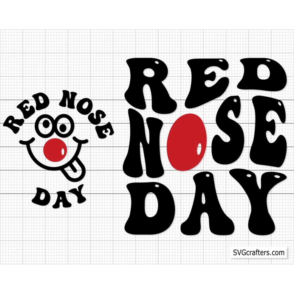 Layered Red Nose Day Svg Png, Red Nose Day Shirt, Red Nose D | Inspire ...