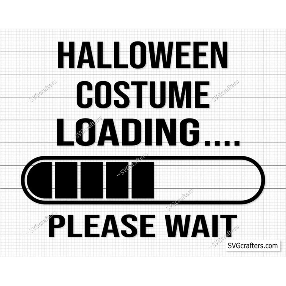 Halloween Costume Loading svg Files, Halloween Costume Loadi | Inspire ...