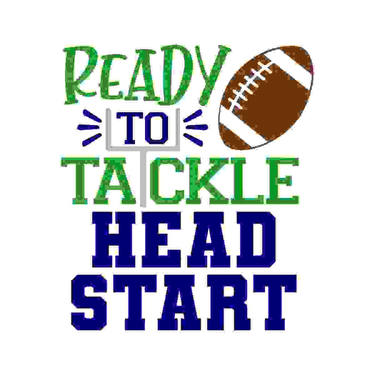 Pre-K SVG, Ready to Tackle Head Start SVG, Football Shirt SV - Inspire ...
