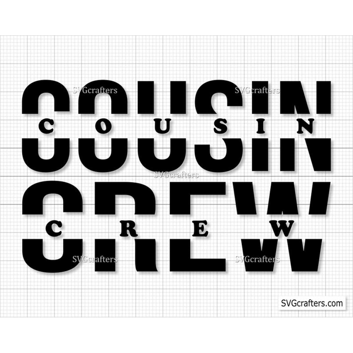 Cousin Crew svg, The Cousin Crew svg, Cousin svg, Cousins sv | Inspire ...