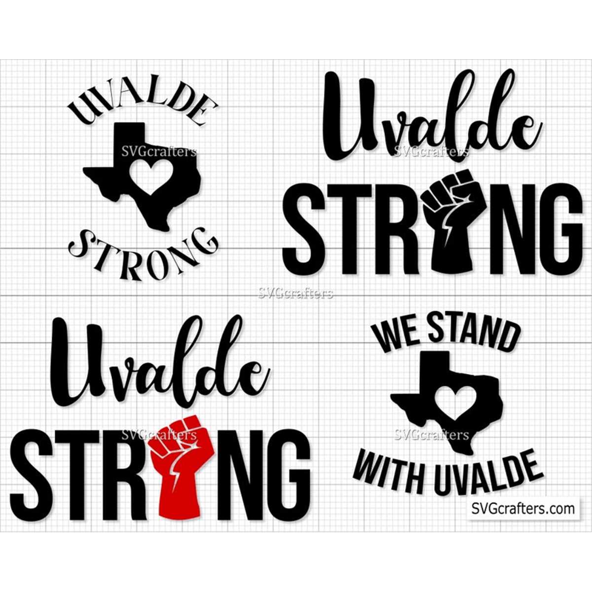 Bundle Uvalde Strong svg, Pray For Texas svg, Pray For Uvald | Inspire ...