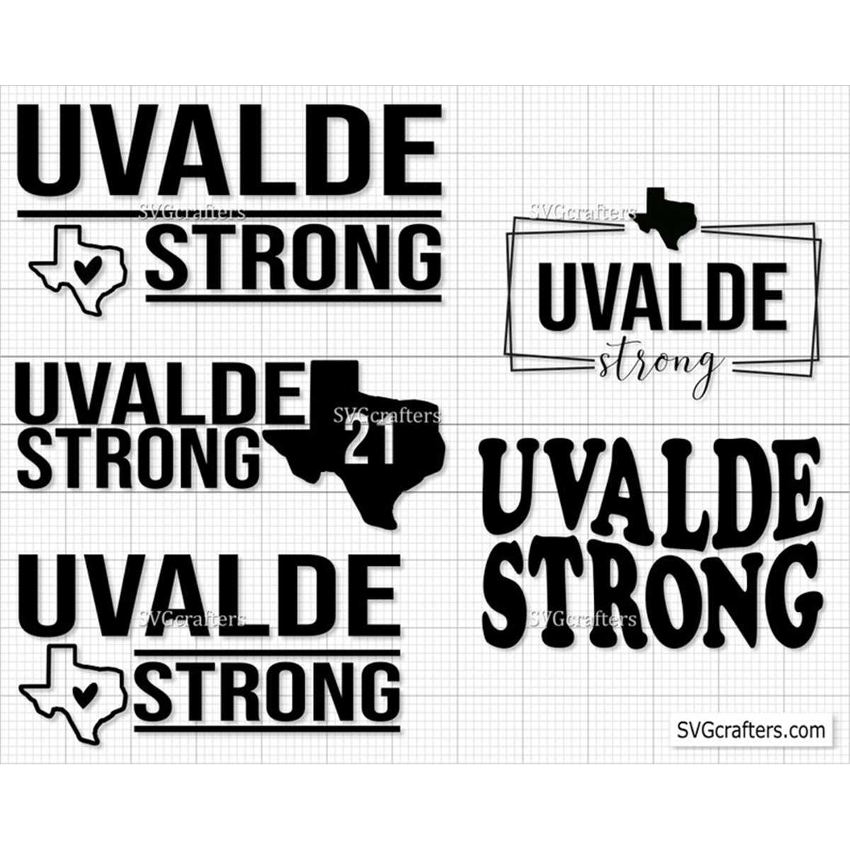 Bundle Uvalde Strong svg, Pray For Texas svg, Pray For Uvald | Inspire ...