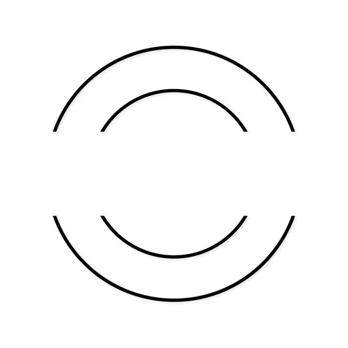 Double Circle Frame Svg, Circle Monogram Svg, Circle Split S | Inspire ...