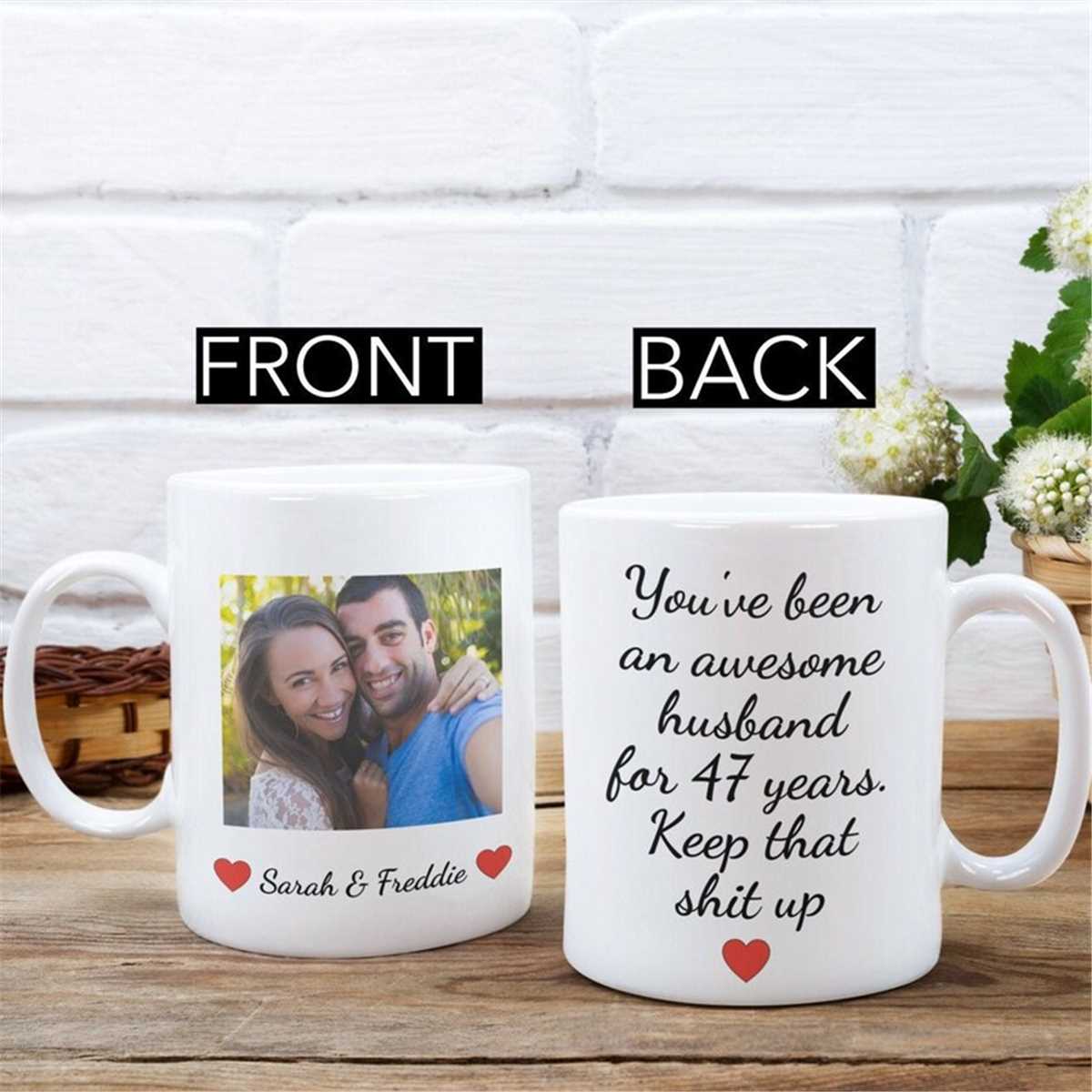 Custom 47th Anniversary Gift, 47 Year Anniversary Gifts for | Inspire ...