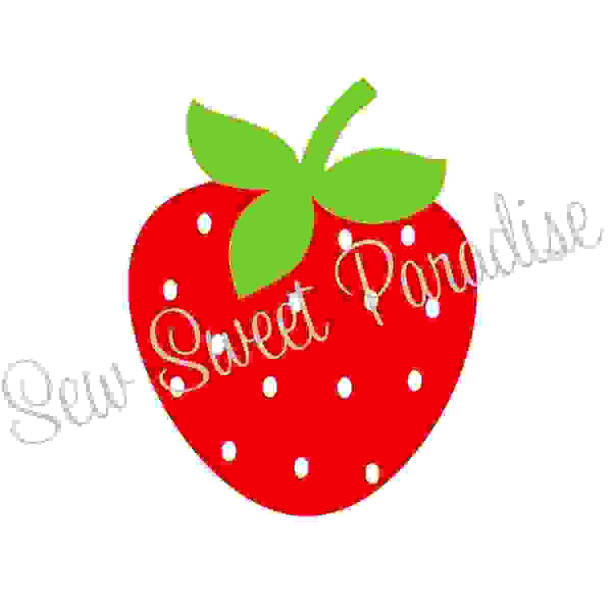 Strawberry SVG, Fruit SVG, Digital Download, Cut File, Subli - Inspire ...