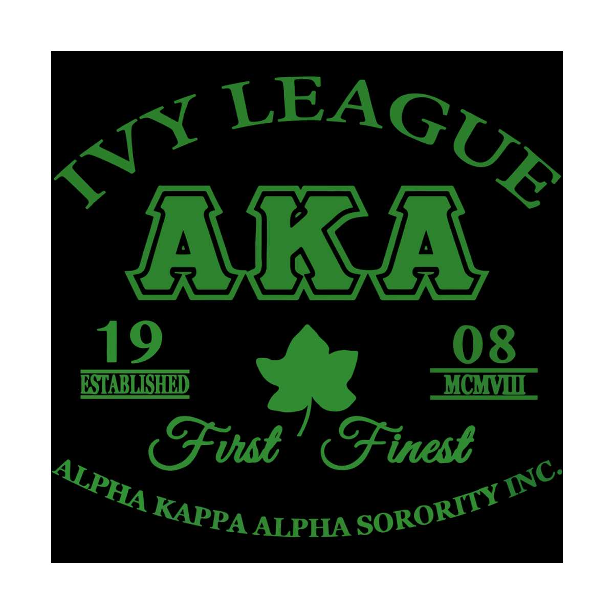 Ivy League Alpha Kappa Alpha Sorority Bundles Svg, Aka Girl | Inspire ...