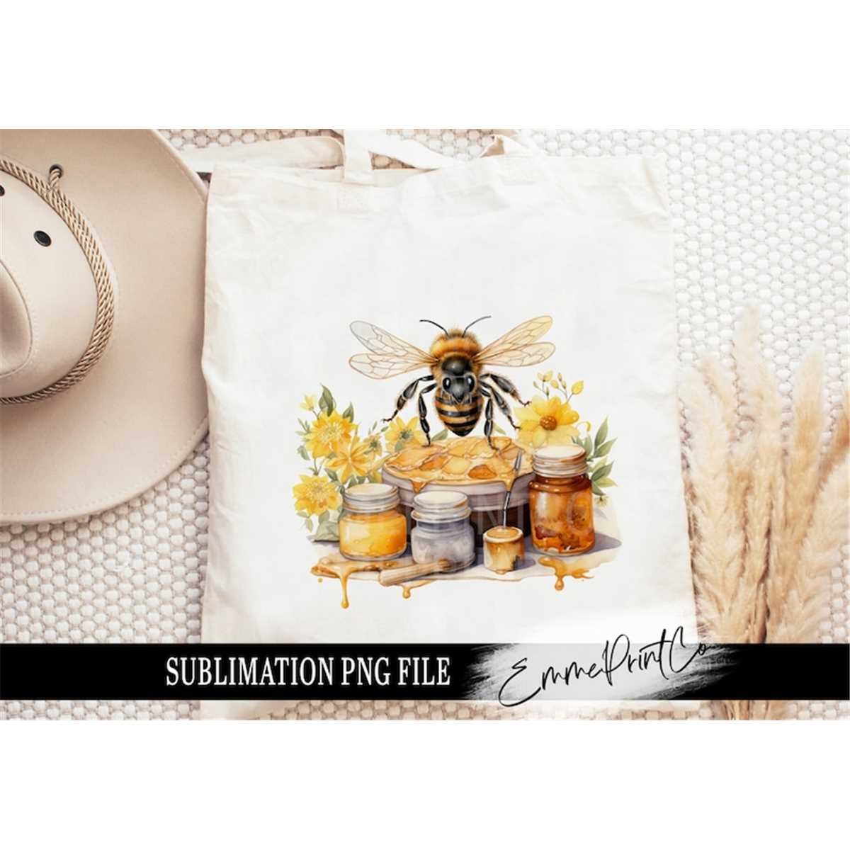 Honey Bee Sublimation Design PNG - Honey Bee Tshirt Mugs Tum - Inspire ...