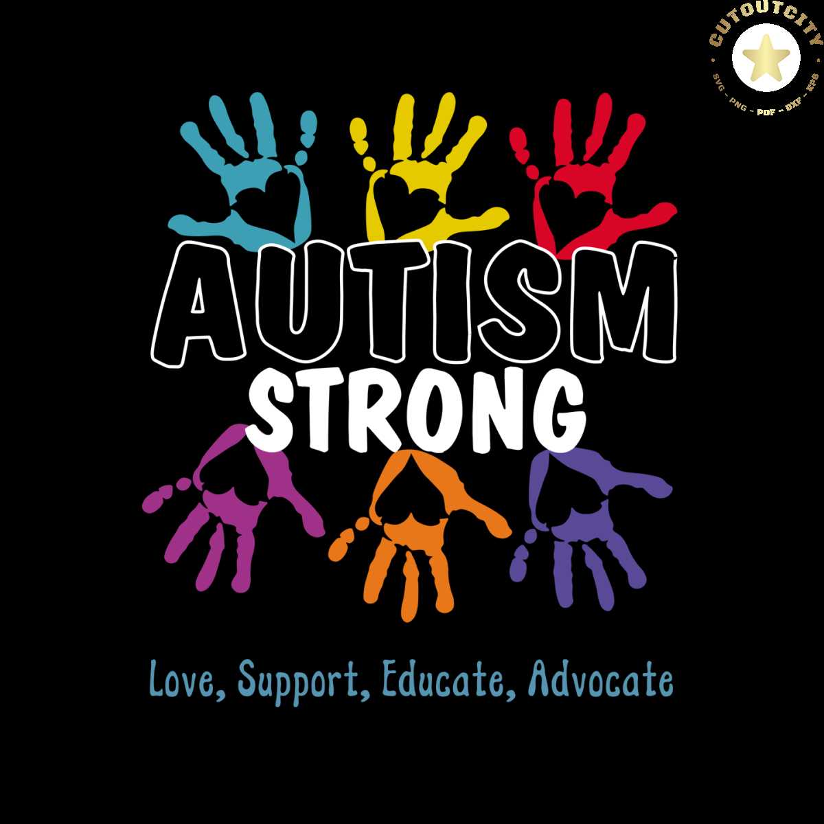 Autism Strong, Autism Svg, Autism Svg, Autism Gift, Autism D | Inspire ...