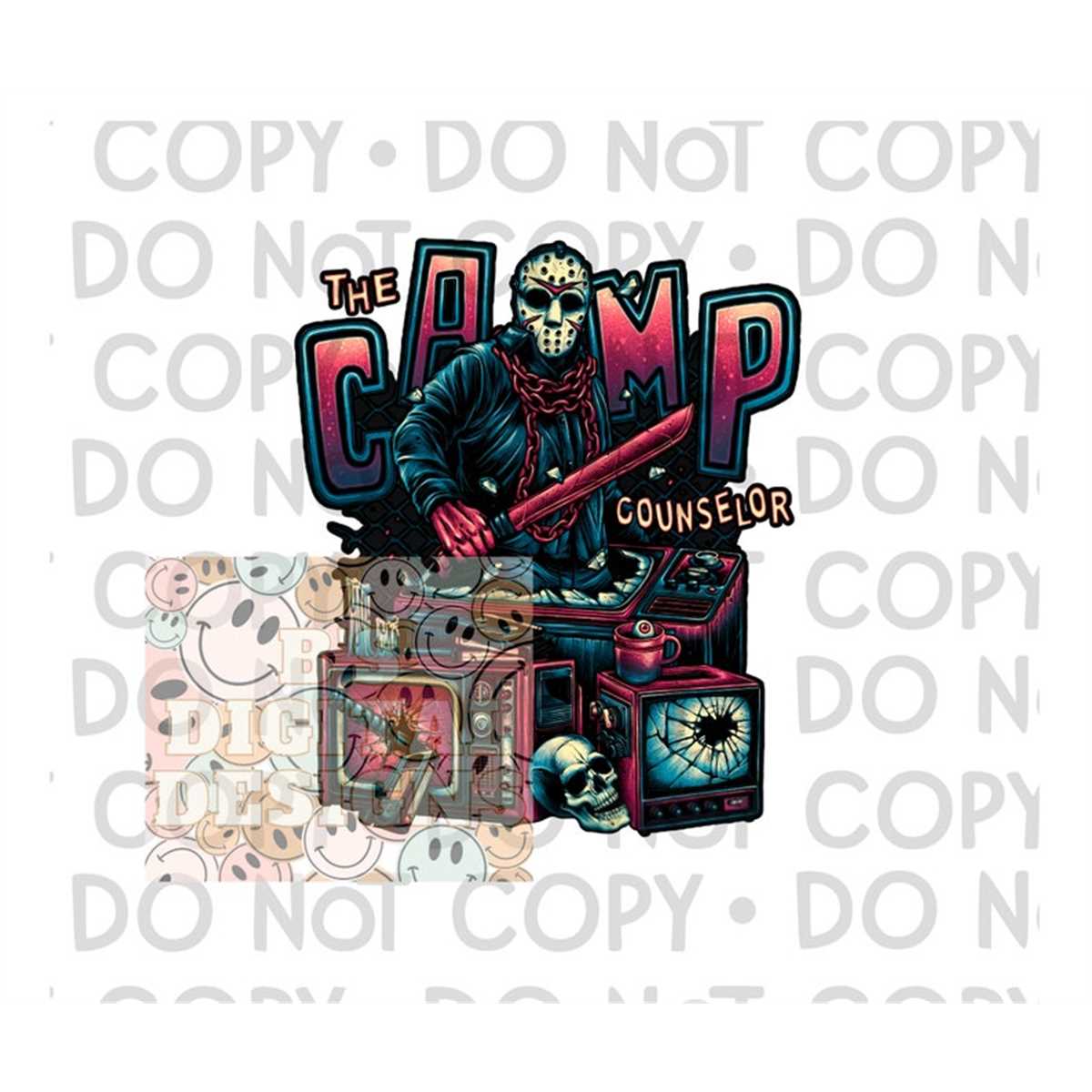 camp, horror, slasher, halloween, killer , digital download, | Inspire ...