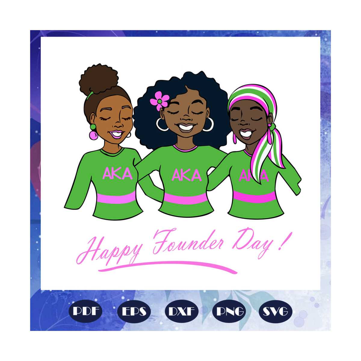Happy founder day, aka sorority gift, aka sorority svg, Aka | Inspire ...