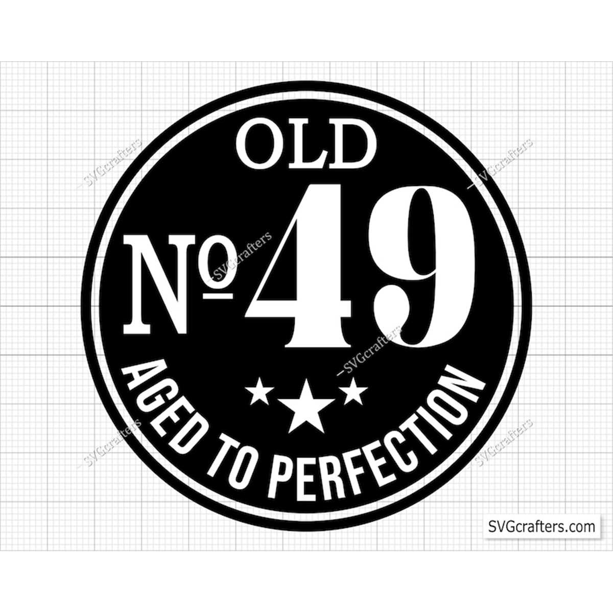 49th Birthday Svg Png, 49th svg, Aged to perfection svg, 49 | Inspire ...
