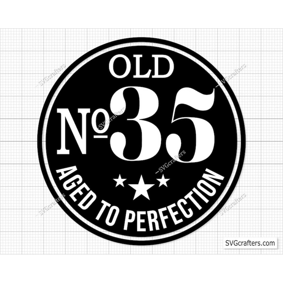 35th Birthday Svg Png, 35th svg, Aged to perfection svg, 35 - Inspire ...