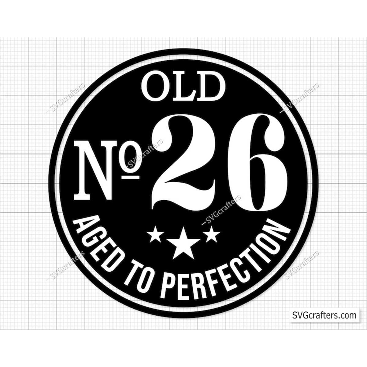 26th Birthday Svg Png, 26th svg, Aged to perfection svg, 26 - Inspire ...