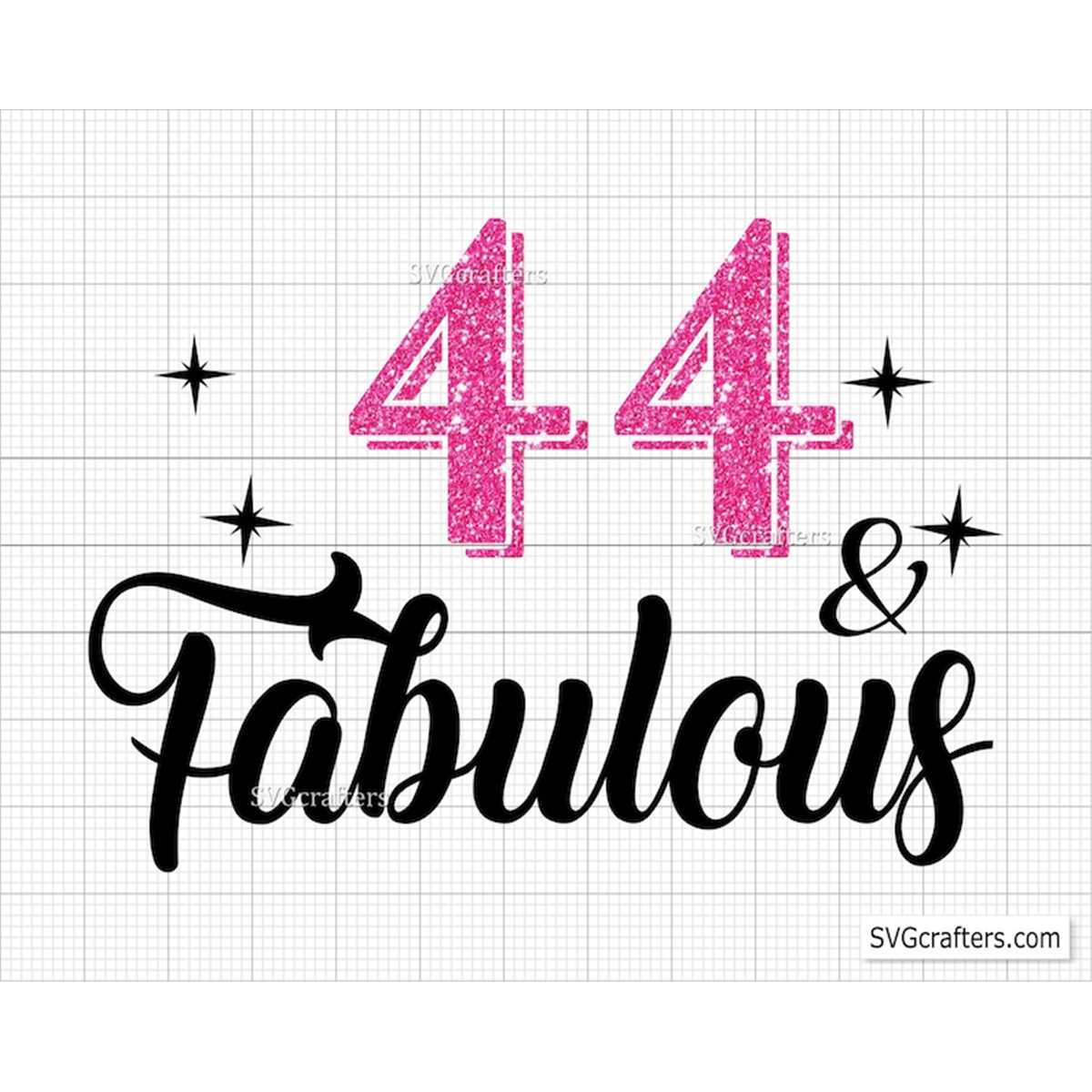 44th Birthday Svg Png, 44th svg, Aged to perfection svg, 44 - Inspire ...