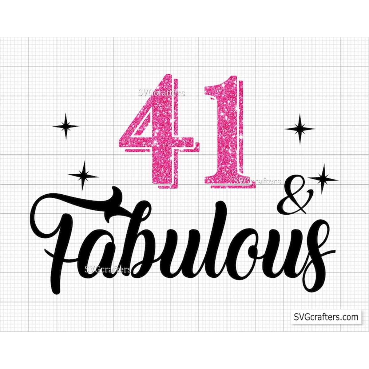 41st Birthday Svg Png, 41st svg, Aged to perfection svg, 41 - Inspire ...