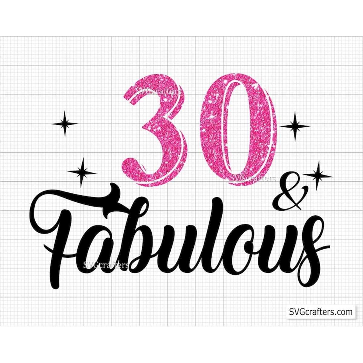 30th birthday svg, 30th svg, Old Number 30 svg, 30th Cut Fil | Inspire ...