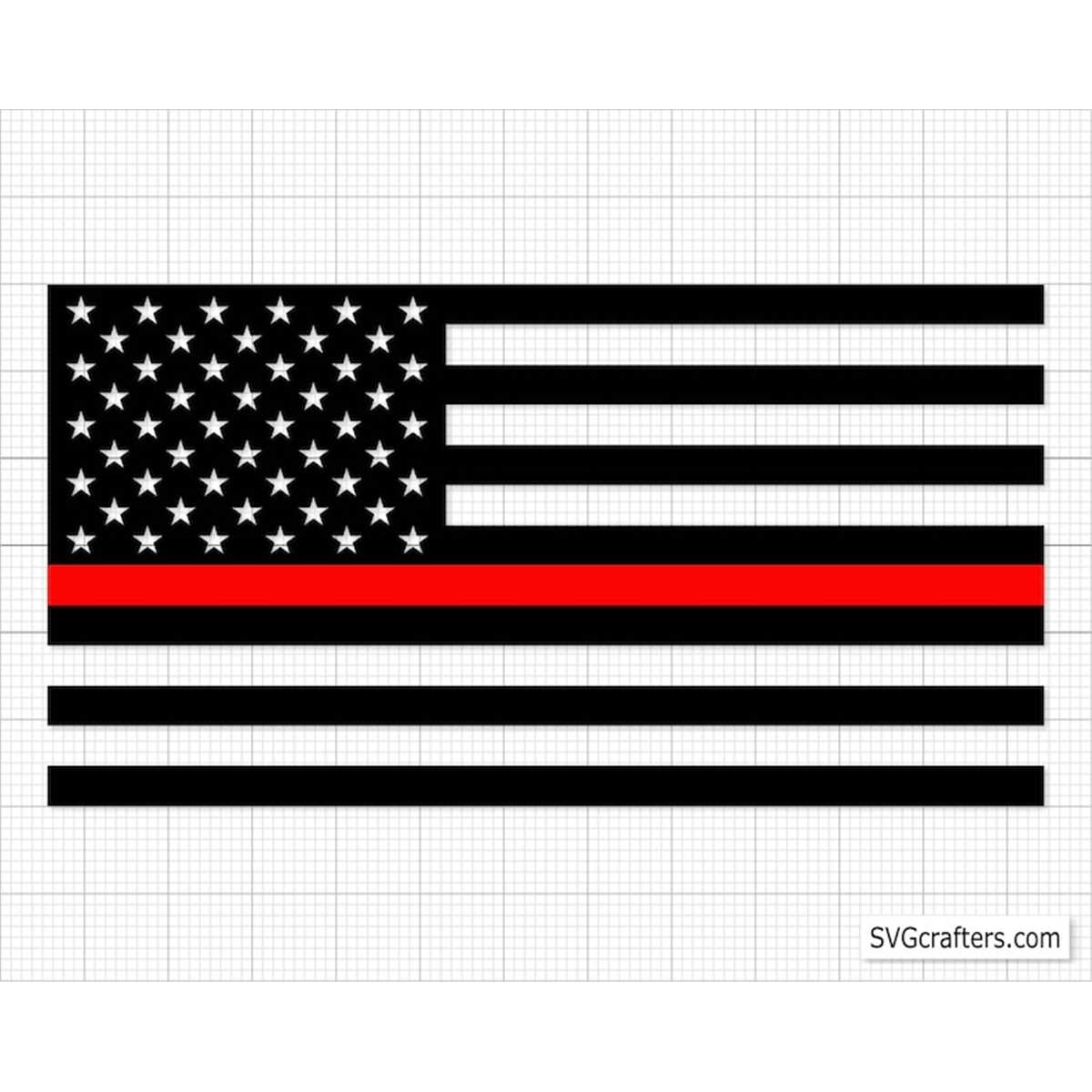 Thin Red Line Svg, Firefighter Svg, Fireman Svg, Fire Depart - Inspire ...