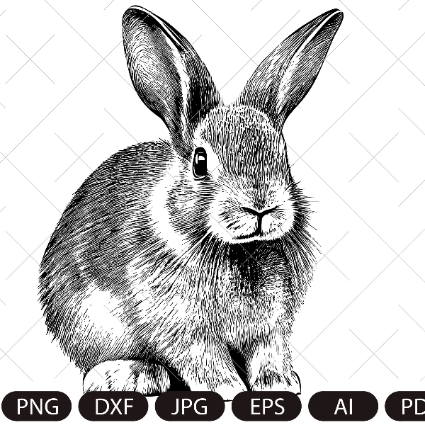 Rabbit SVG, Bunny monogram, easter , hunter svg, files for c | Inspire ...