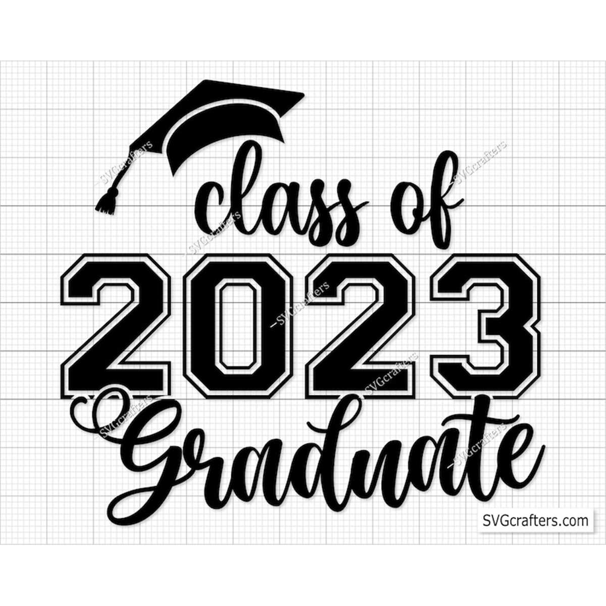 Class Of 2023 Graduate Svg Png, Graduation svg, graduate svg - Inspire ...