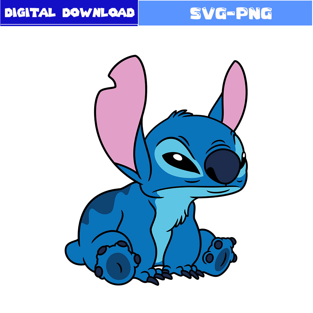 Stitch Sad Svg, Stitch Svg, Lilo Svg, Funny Stitch Svg, Lilo | Inspire ...