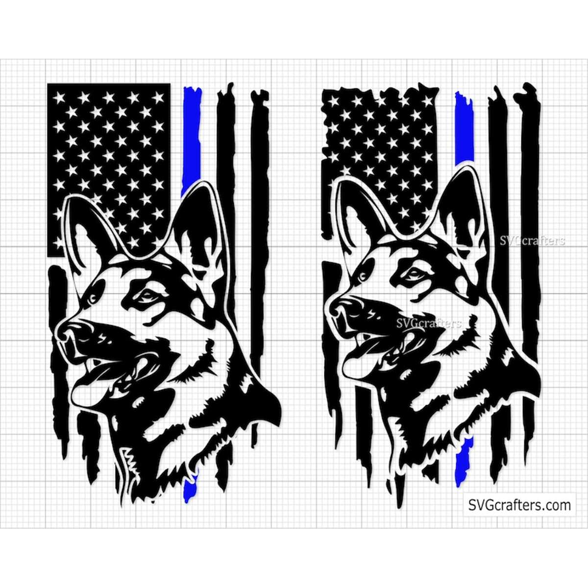 German shepherd svg, Dog svg, K9 svg, Dog face svg, paw prin - Inspire ...