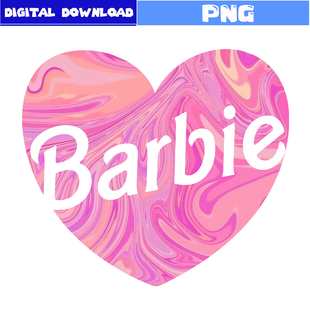 Barbie Heart Png, Barbie Png, Barbie Pink Logo Png, Barbie L | Inspire ...