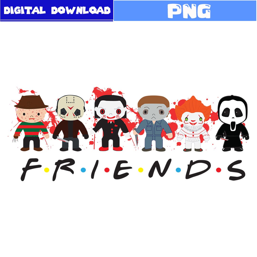 Friends Horror Movie Character Png, Chibi Horror Png, Horror - Inspire ...