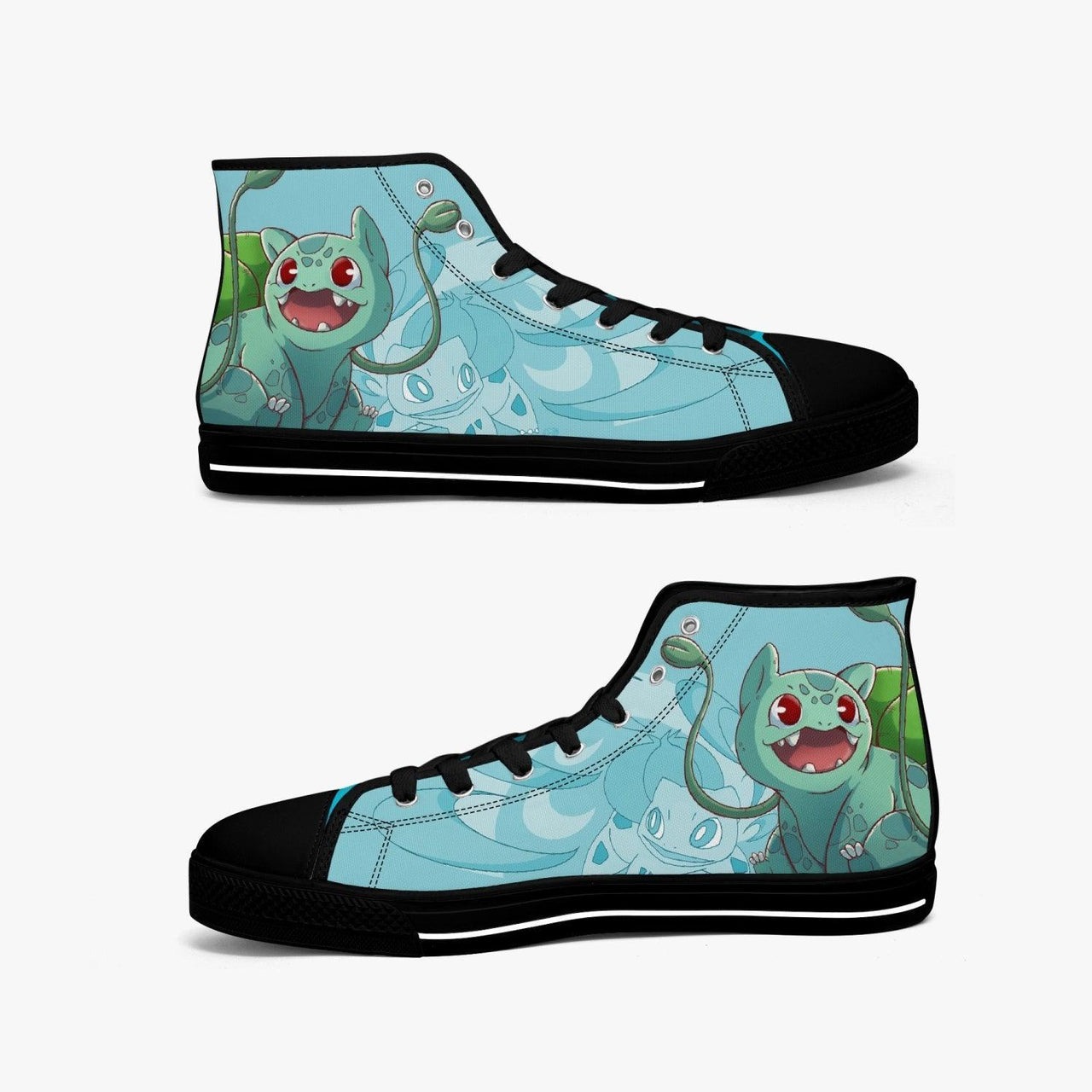 Pokemon Bulbasaur High Canvas Shoes for Fan, Pokemon Bulbasa - Inspire ...